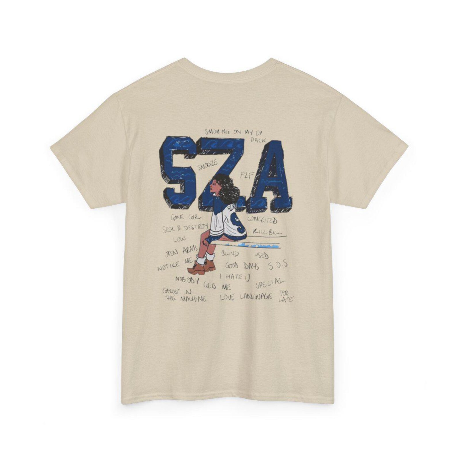 SZA T-shirt SZA Merch SZA Aesthetic Tee Music Fans Shirt Gift for Fans ...
