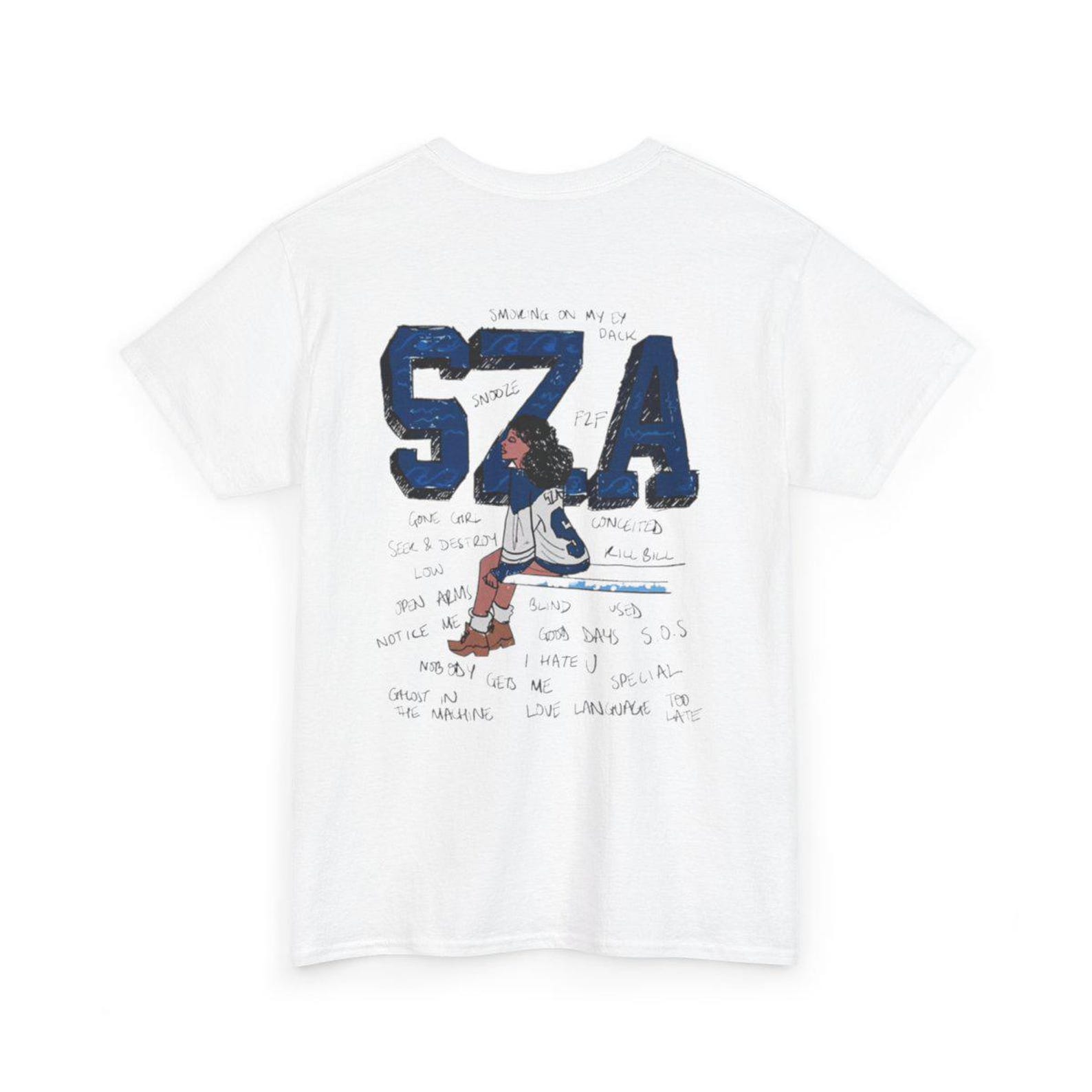 SZA T-shirt SZA Merch SZA Aesthetic Tee Music Fans Shirt Gift for Fans ...