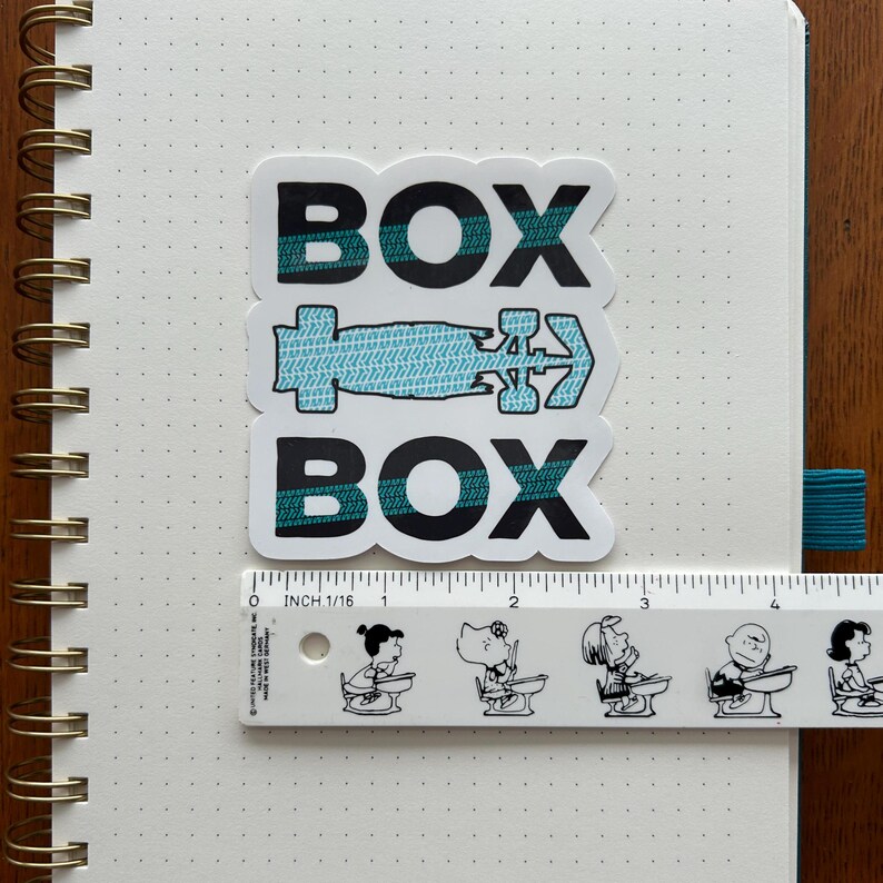 Box Box Racing Pit Stop Sticker, Pit Lane, Open Wheel Racing - Etsy