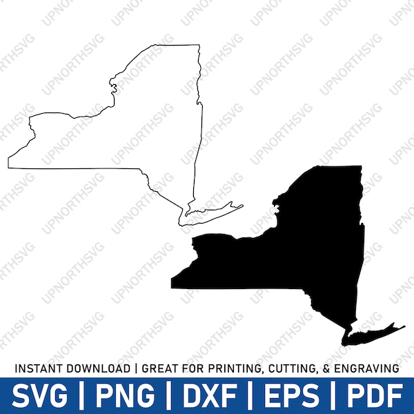 New York City Map - Etsy