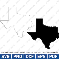 Texas Map Stencil Outline Script Font Texan American Cricut Files Cut ...