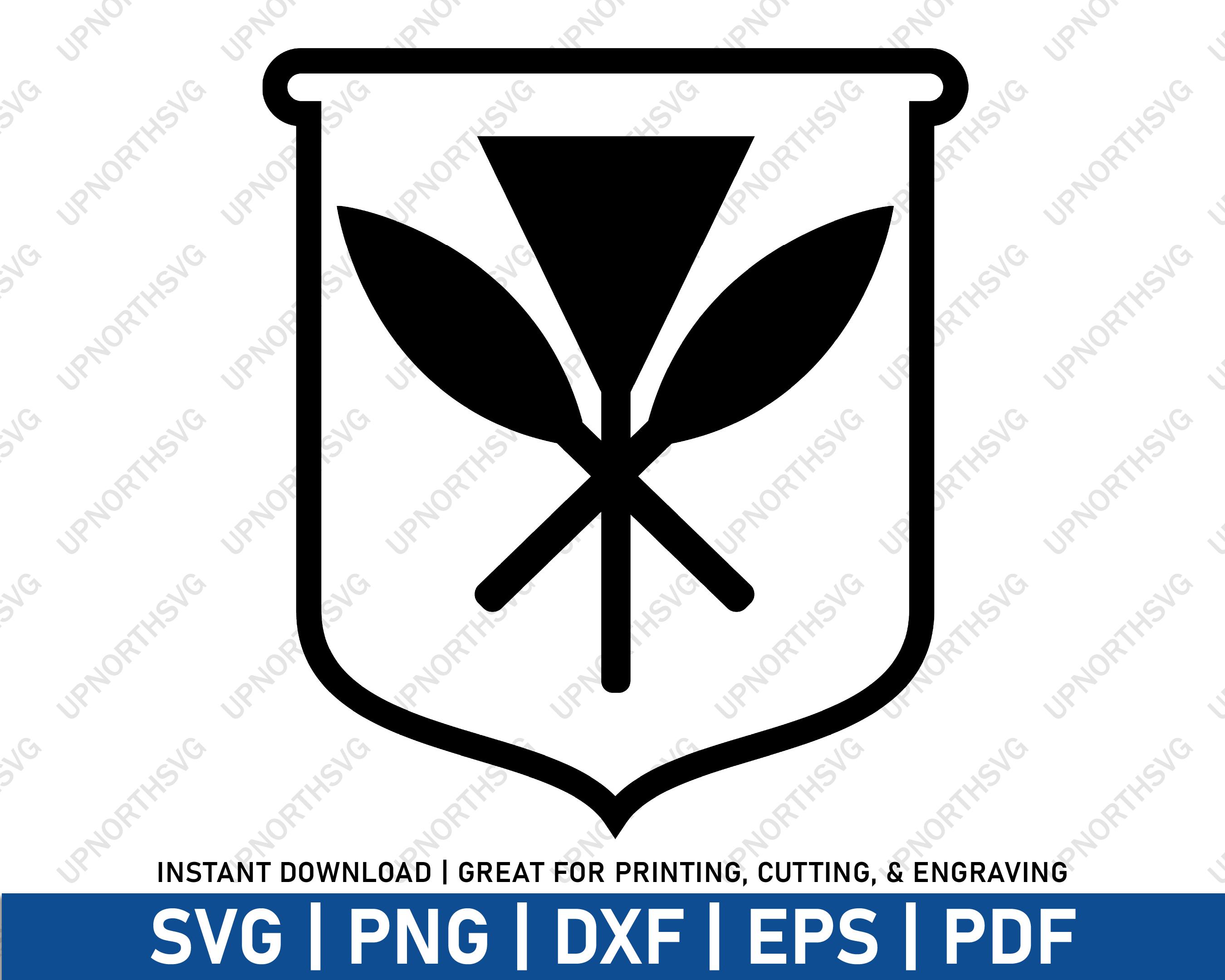 Kanaka Maoli Flag Symbol SVG | Native Hawaiian Polynesian | Hawaii ...