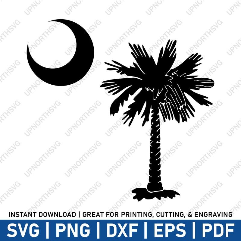 Sc Palmetto Tree - Etsy