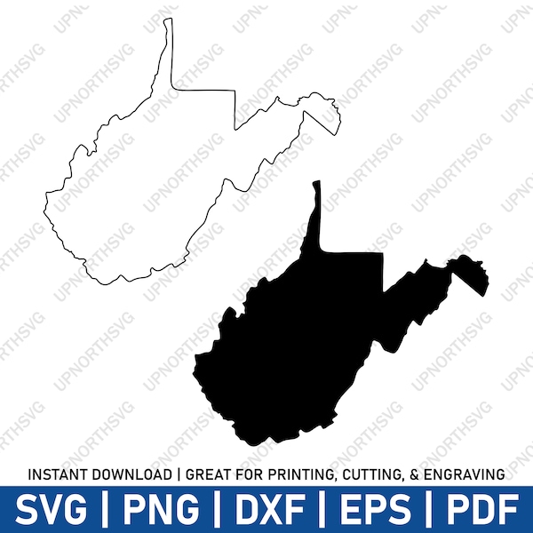 Wv Svg - Etsy