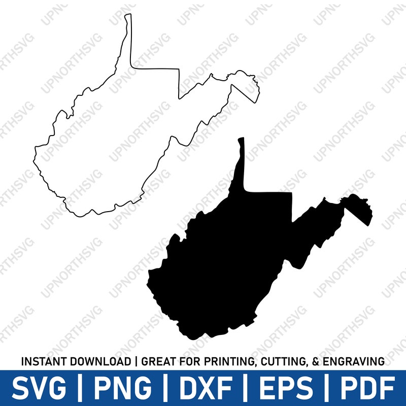 Wv Svg - Etsy