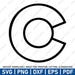 Colorado Flag C Outline SVG File | CO State Flag Transparent | C ...