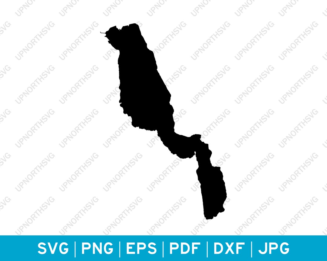 Lake Annecy, France Silhouette Map | SVG Vector Graphic File | Shape ...