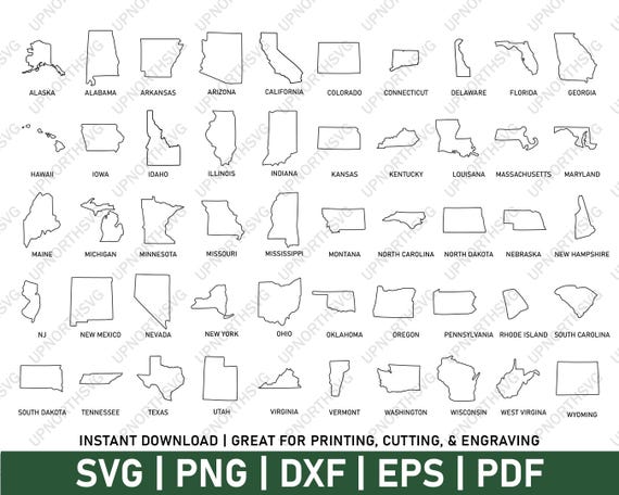 The Shapes Of States And Capitals