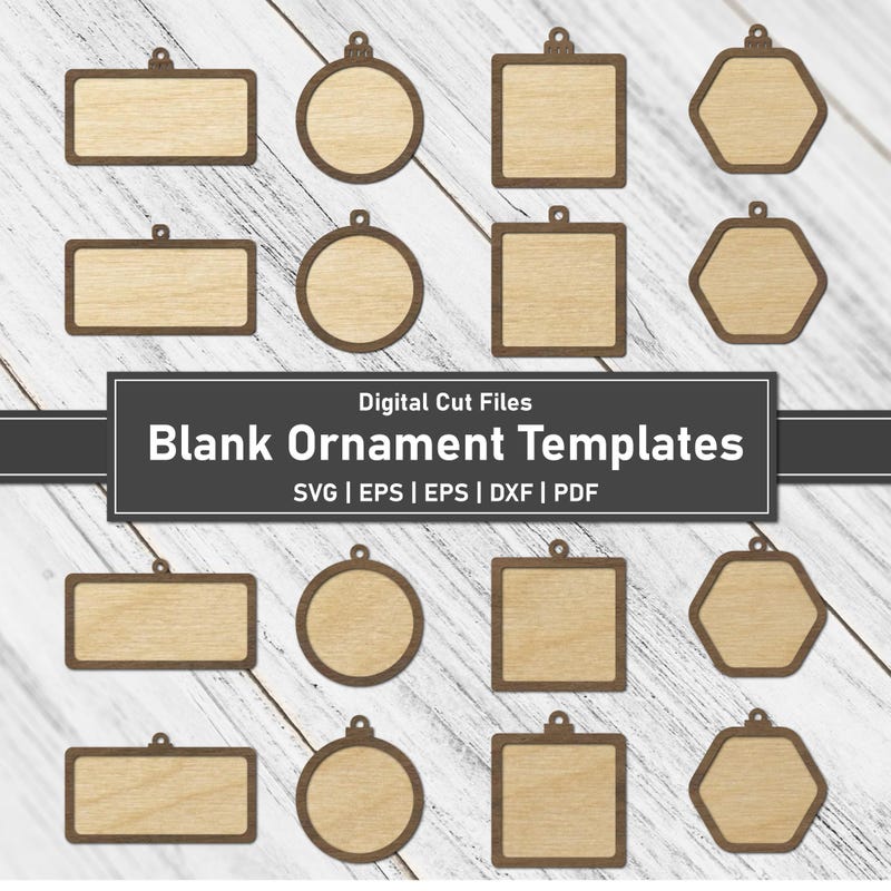 Rectangle Ornament Blanks - Etsy