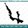Oologah Lake SVG Oklahoma | Lake Map | Vector Graphic File | Shape ...