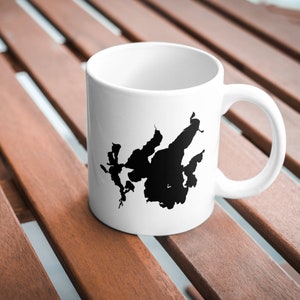 Leech Lake Minnesota Silhouette Map SVG Vector Graphic File Shape ...