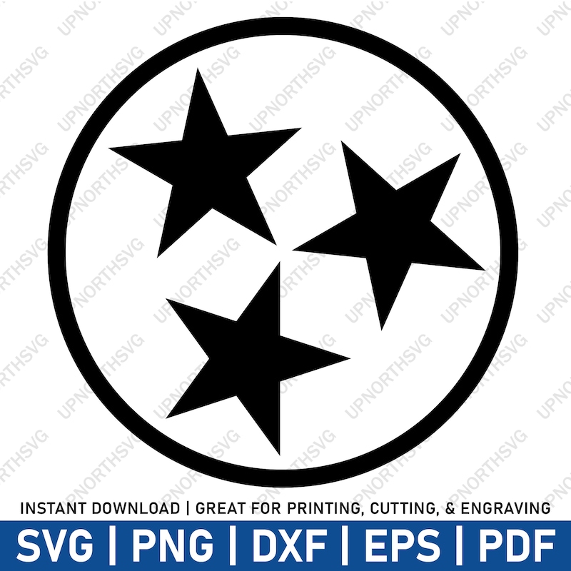 Tennessee Tristar Svg - Etsy