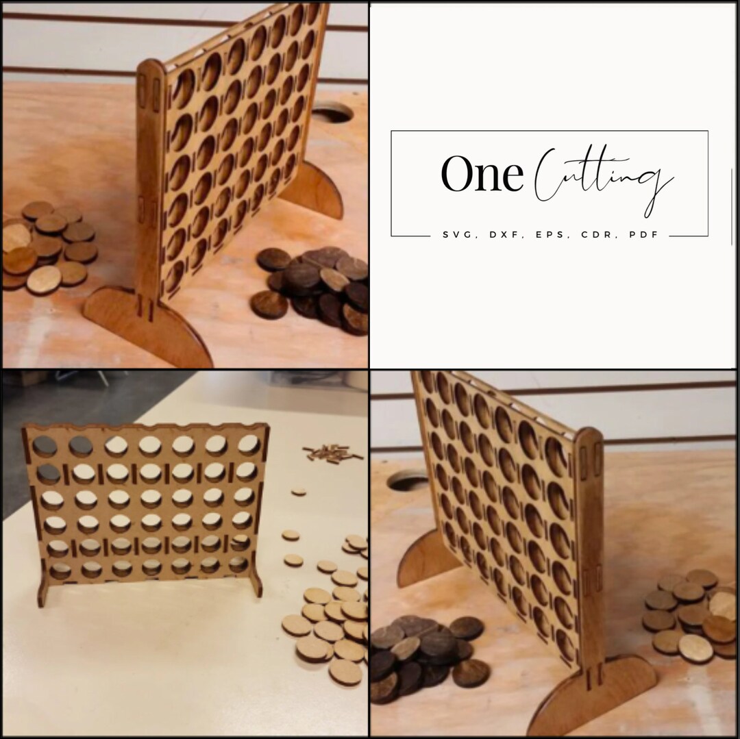 Laser Cut Game SVG Bundle Glowforge Wood Game DXF Files Vector Laser ...