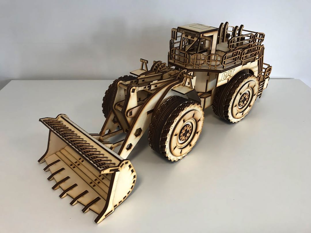 Laser Cut Excavator Car Toy SVG Bundle Wood Toy Excavator Svg Files ...