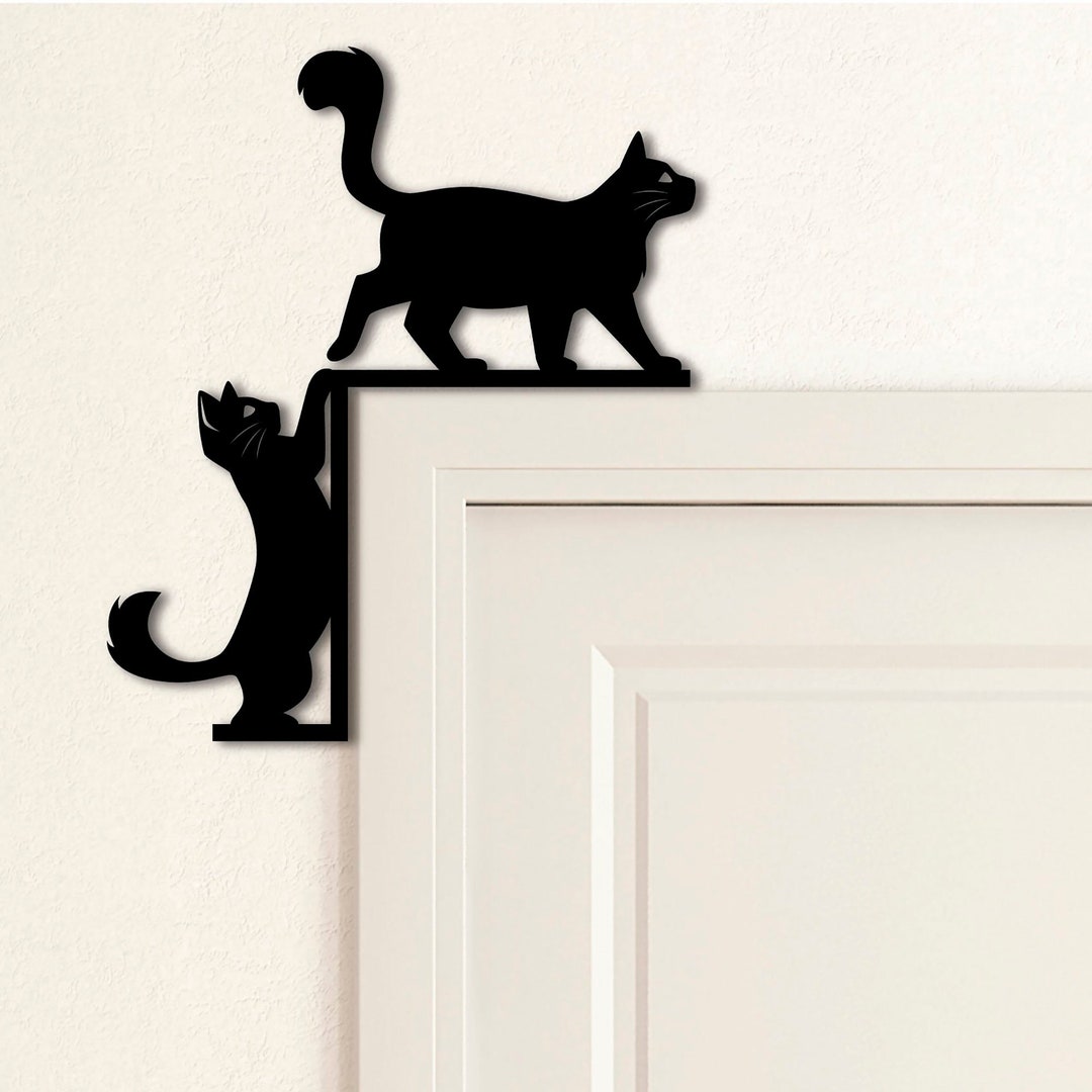 Laser Cut Cat Trim Corner SVG Bundle Glowforge Wood Drawer Svg Files ...