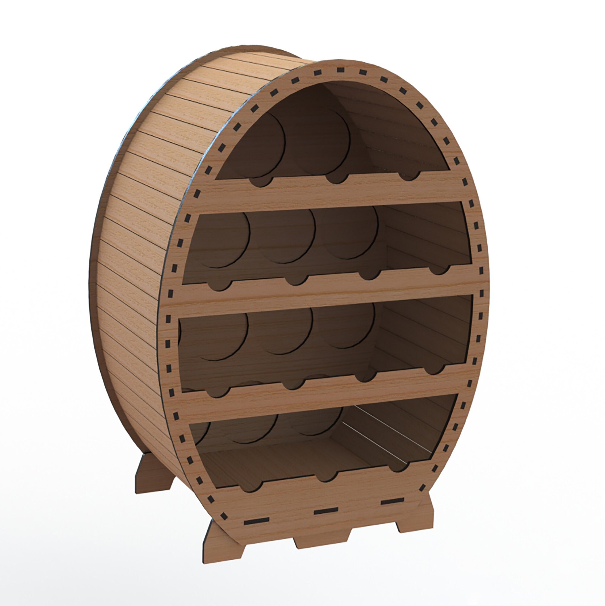 Laser Cut Mini Bar for Wine 14 Bottles 6 мм SVG Bundle Glowforge Wood ...