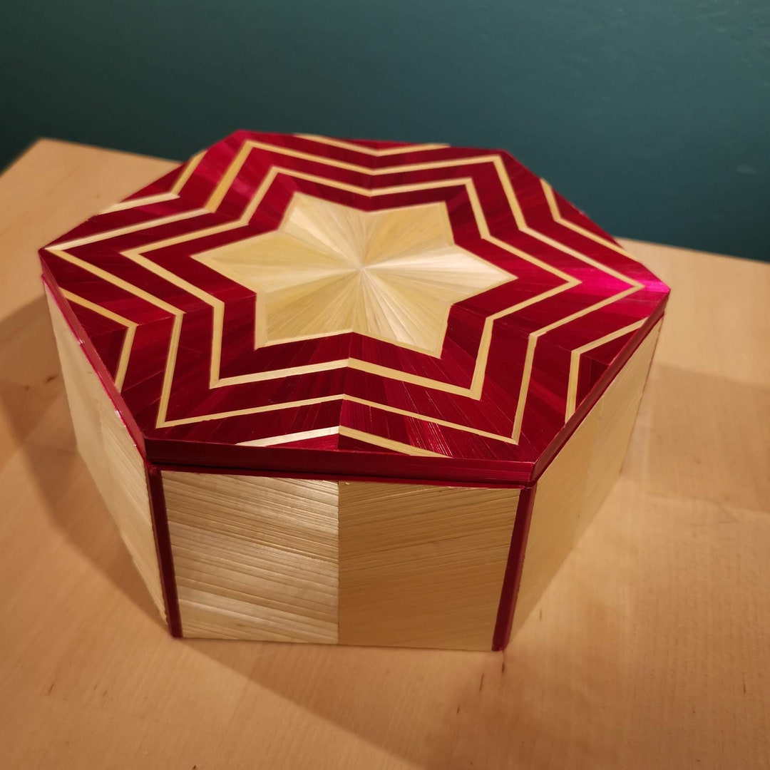 Hexagonal Box Geometric Pattern - Etsy