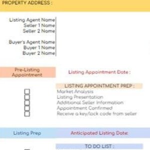 Digital Transaction Workflow Planner Checklist Template: BOTH ...