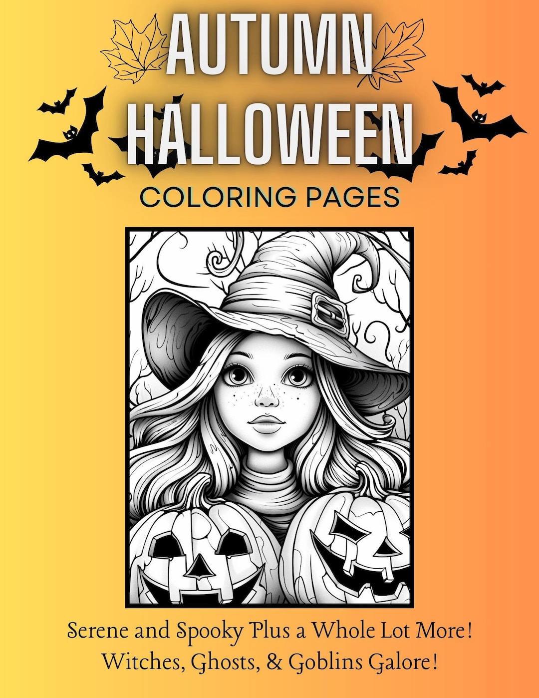 50+ Pages | Spooktacular Autumn Halloween Coloring Pages | Instant ...