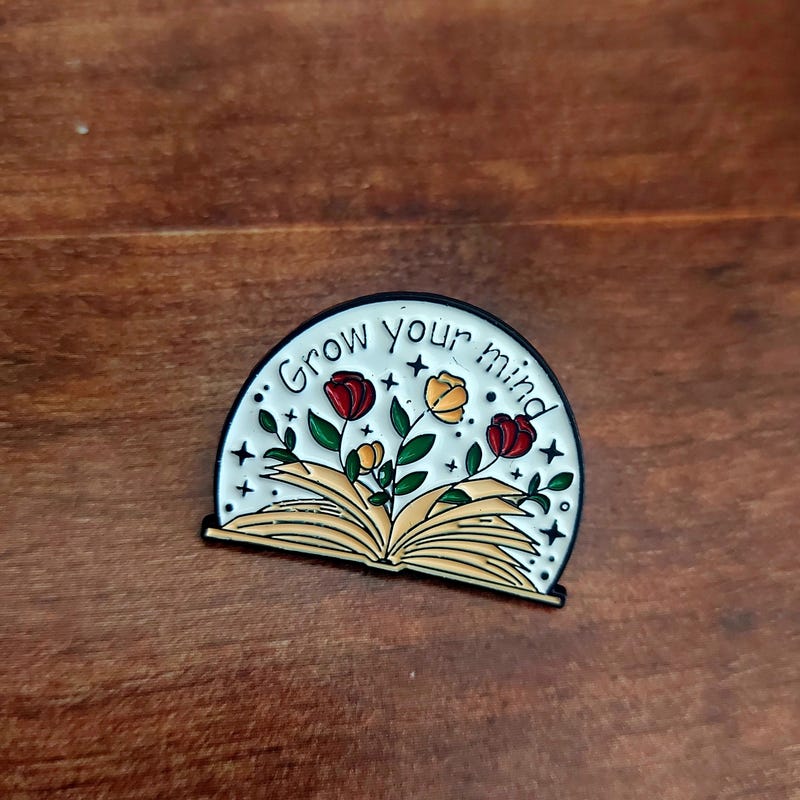 Book Pin - Etsy