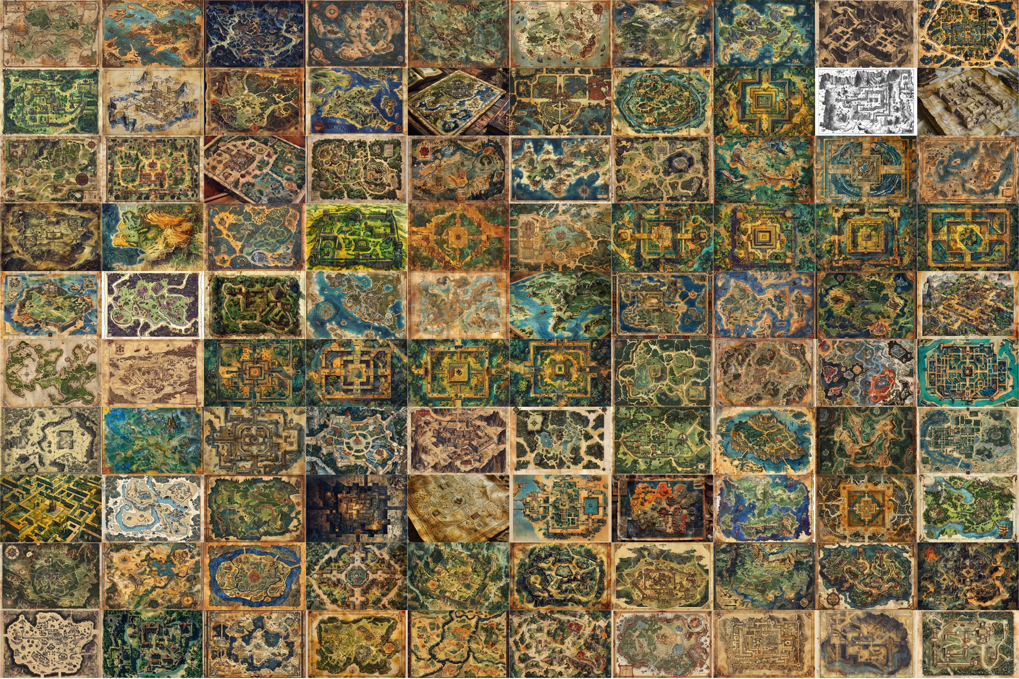 1400 Battlemaps Dnd Maps Dnd Background Images Fantasy Wallpaper Bundle ...