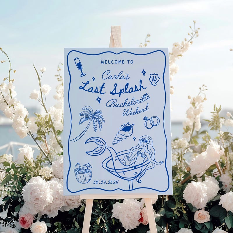 Last Splash Bachelorette - Etsy