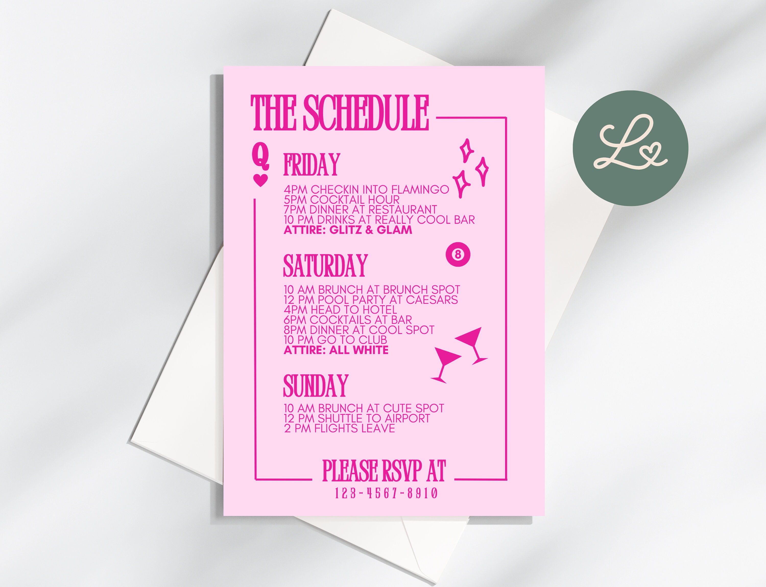 Lucky in Love Bachelorette Party Invite Lucky in Love Digital Invite ...