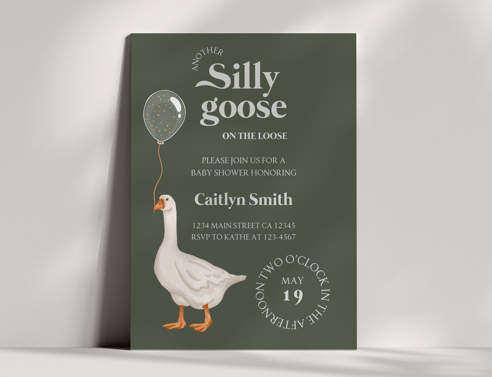 Another Silly Goose is on the Loose Invitation Silly Goose Invitation ...