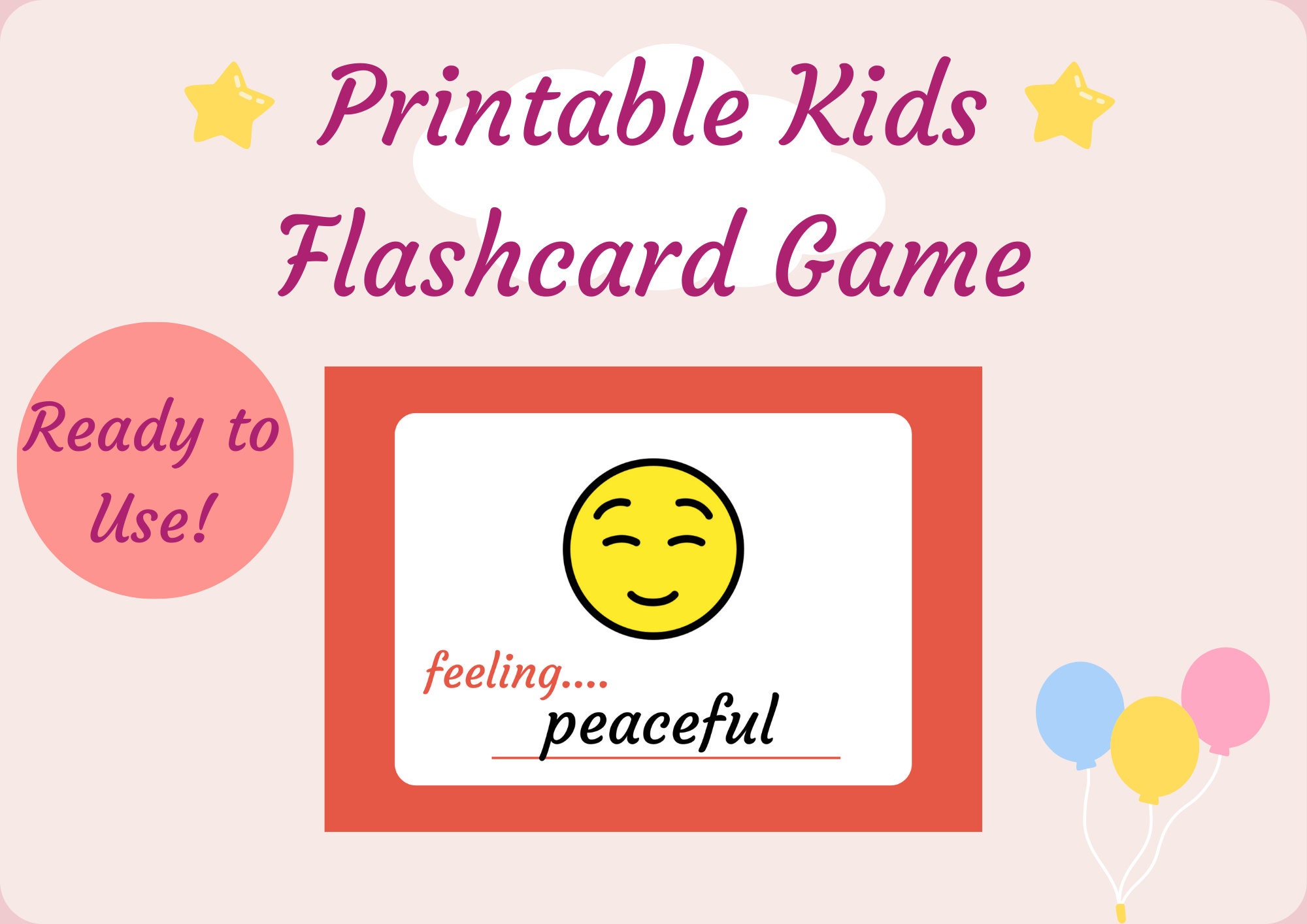 Emotion Flashcards, Printable Flashcards for Kids, Homeschooling ...