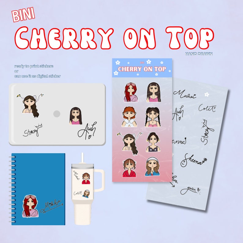 BINI cherry on Top Printables - Etsy