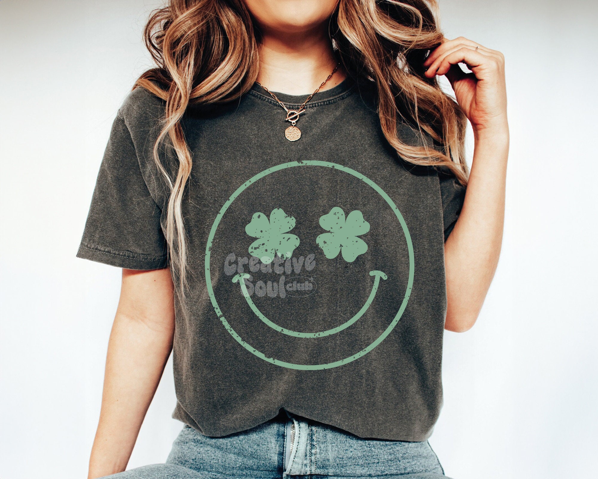 Lucky Smiley Face PNG, Lucky Smile SVG, St.patrick's Day SVG, St ...