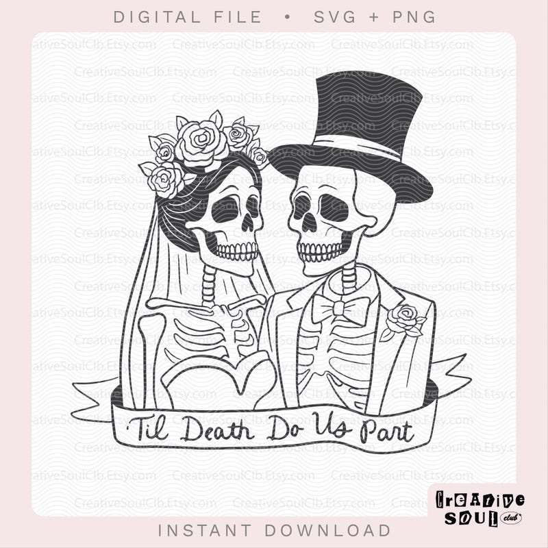 Skeleton Bride Groom - Etsy