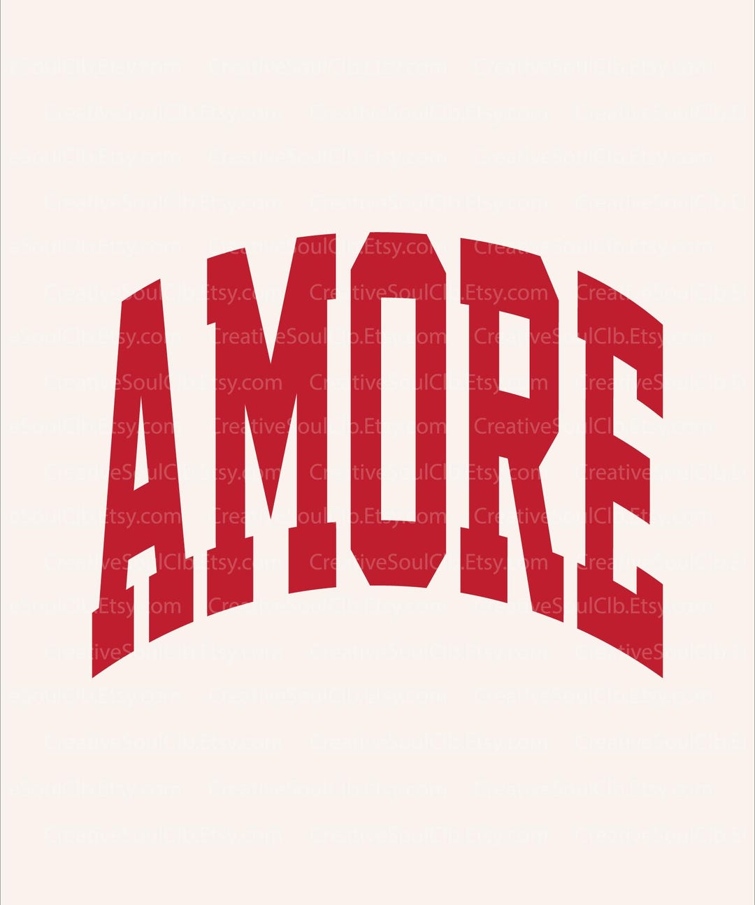 Amore Varsity PNG. Amore Varsity SVG, Amore Clipart, Valentine's Day ...