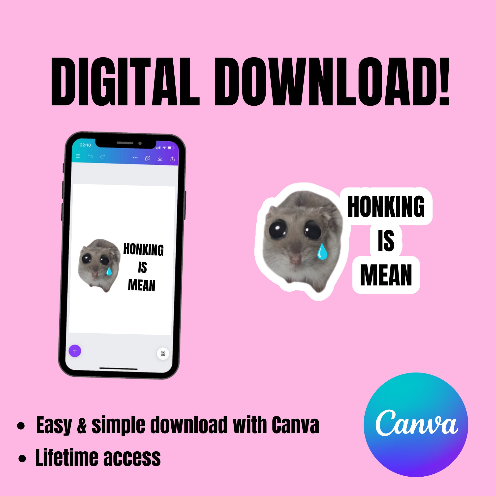 Funny Hamster Stickers Sad Hamster Meme Viral Sticker Trending Tiktok ...