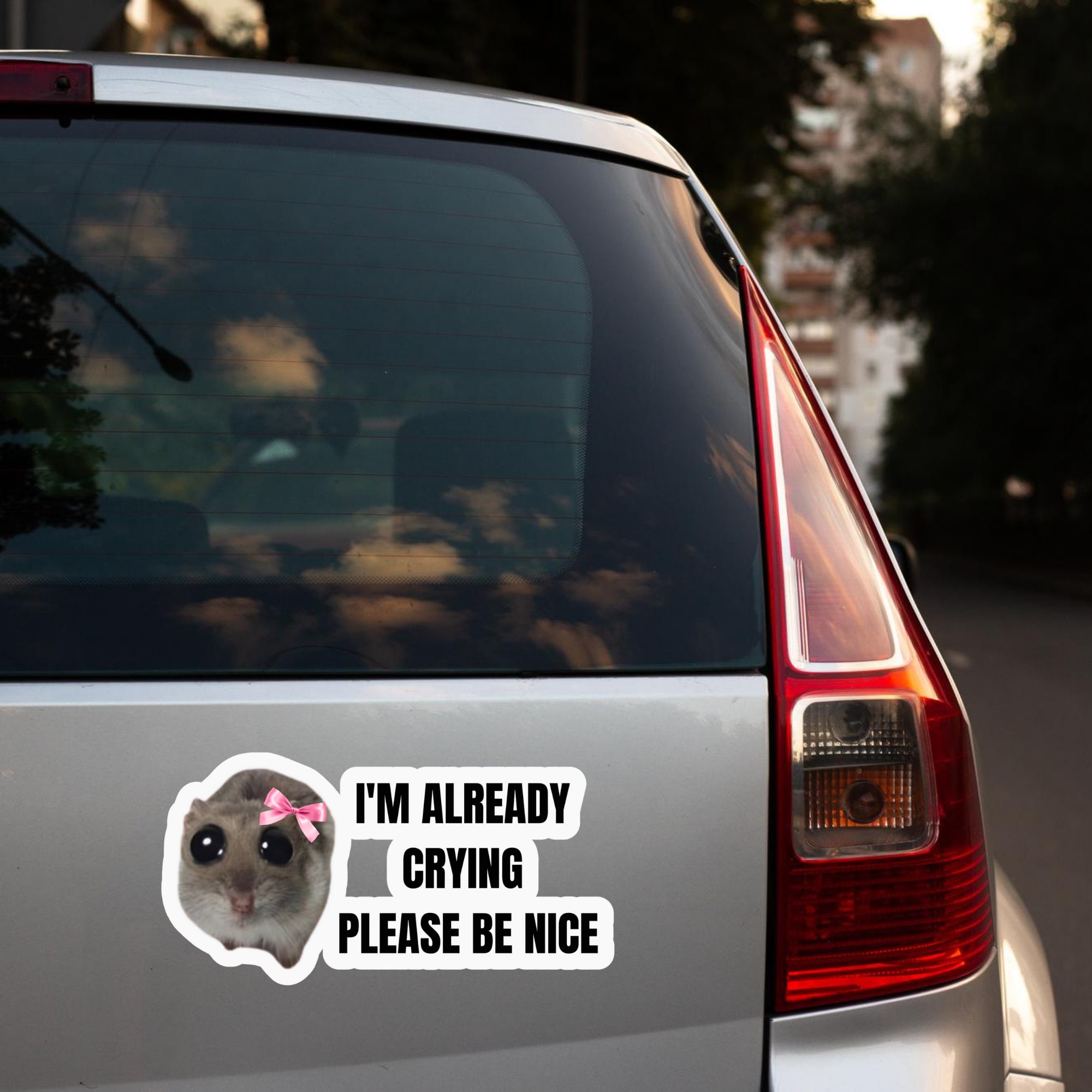 12 Funny Hamster Stickers Sad Hamster Meme Viral Sticker Trending ...