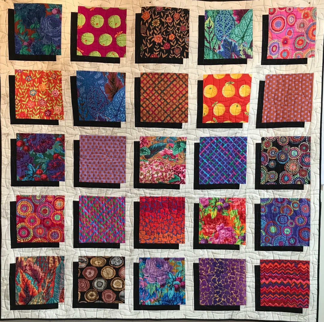 Kaffe Fassett Fabrics Quilted Wall Hanging (52"w X 53"l) - Etsy