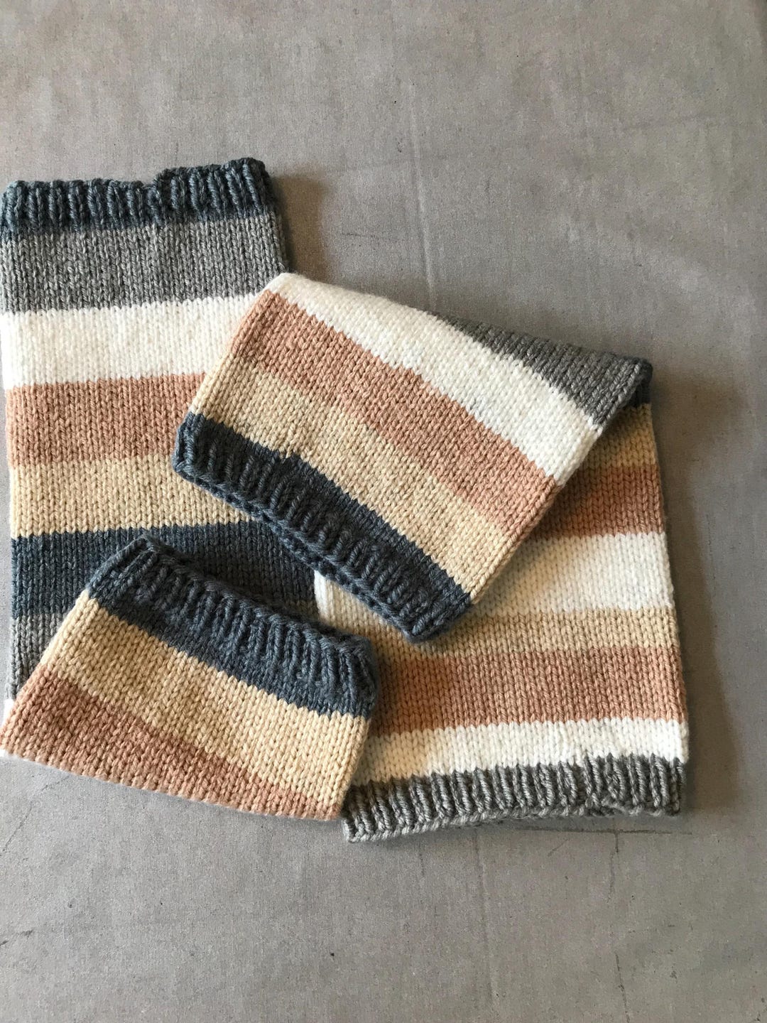 Classic Hand Knitted Leg Warmers Keep Your Legs Toasty Warm 18 Inches ...