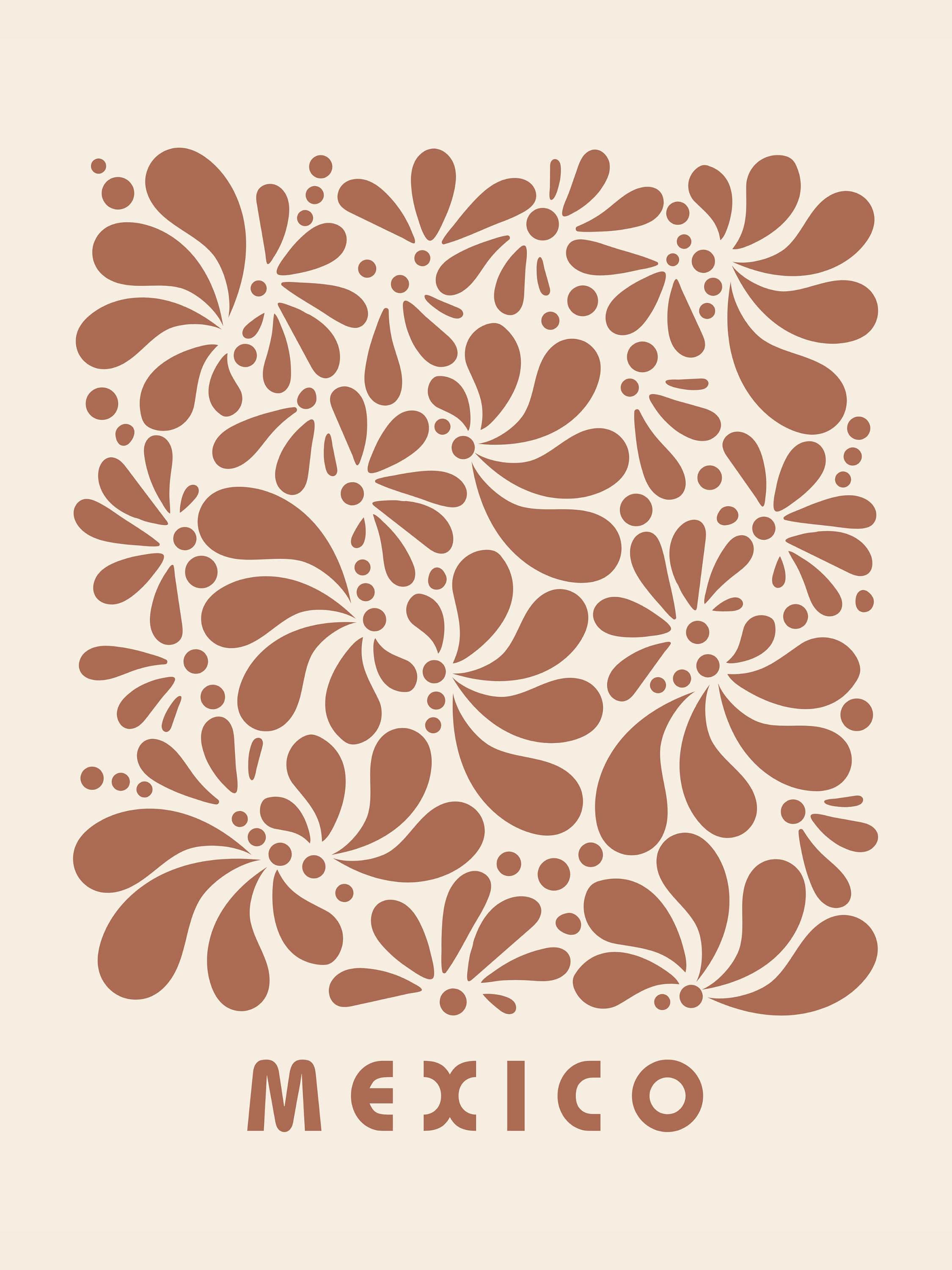 Mexican Talavera Inspired Digital Poster, Mexican Talavera Print ...