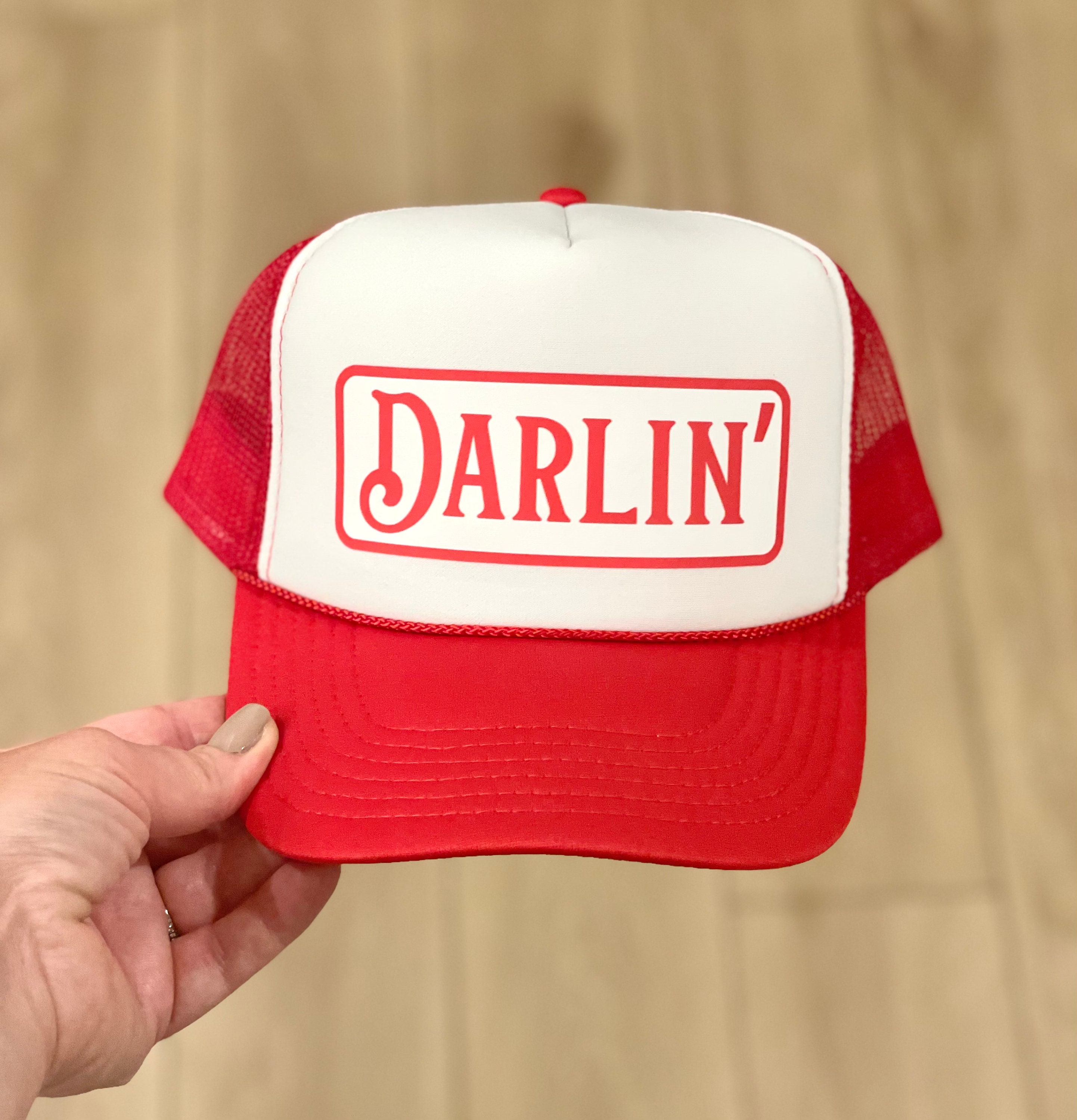 Darlin' Trucker Hat, Country Trucker Hat, Womens Trucker Hat, Cowgirl ...