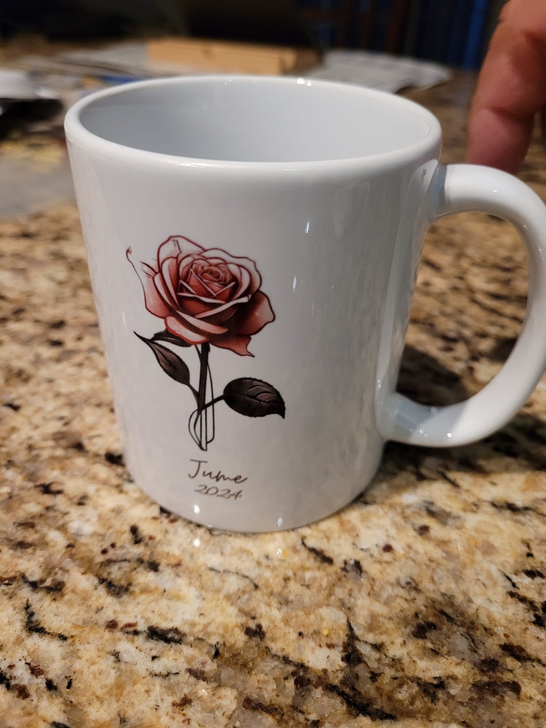 Personalized Birth Flower Mug Custom Grandma's Garden Coffee Cup With ...