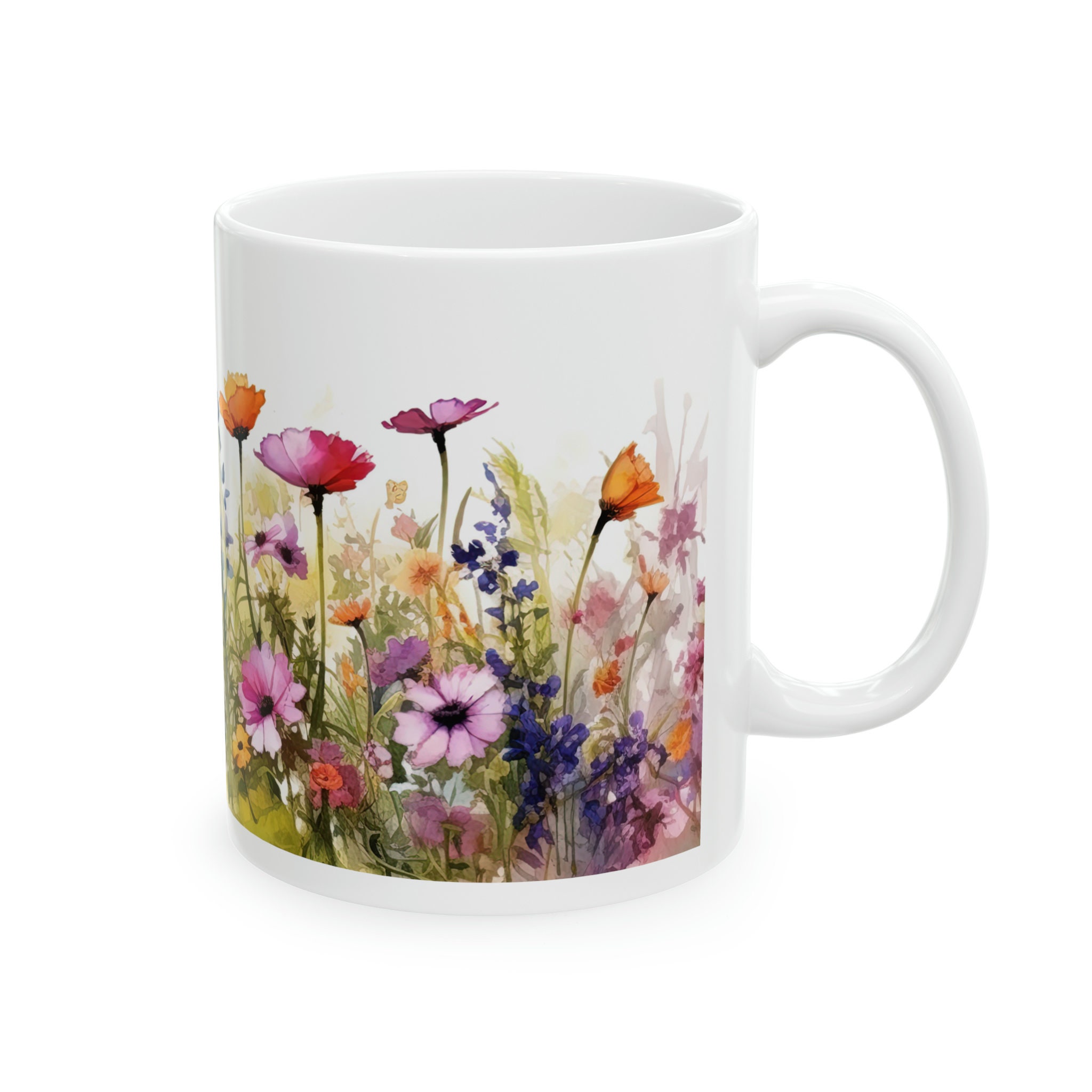 Wild Flower Mug, Wildflower Coffee Mug, Wildflower Gift, Flower Lover ...
