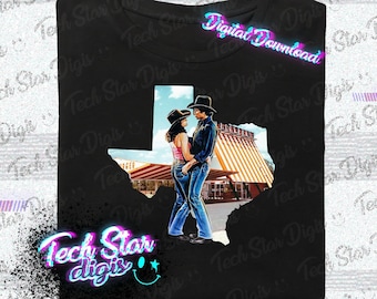 Bud & Sissy Urban Cowboy Gilley's Digital Download PNG - Etsy
