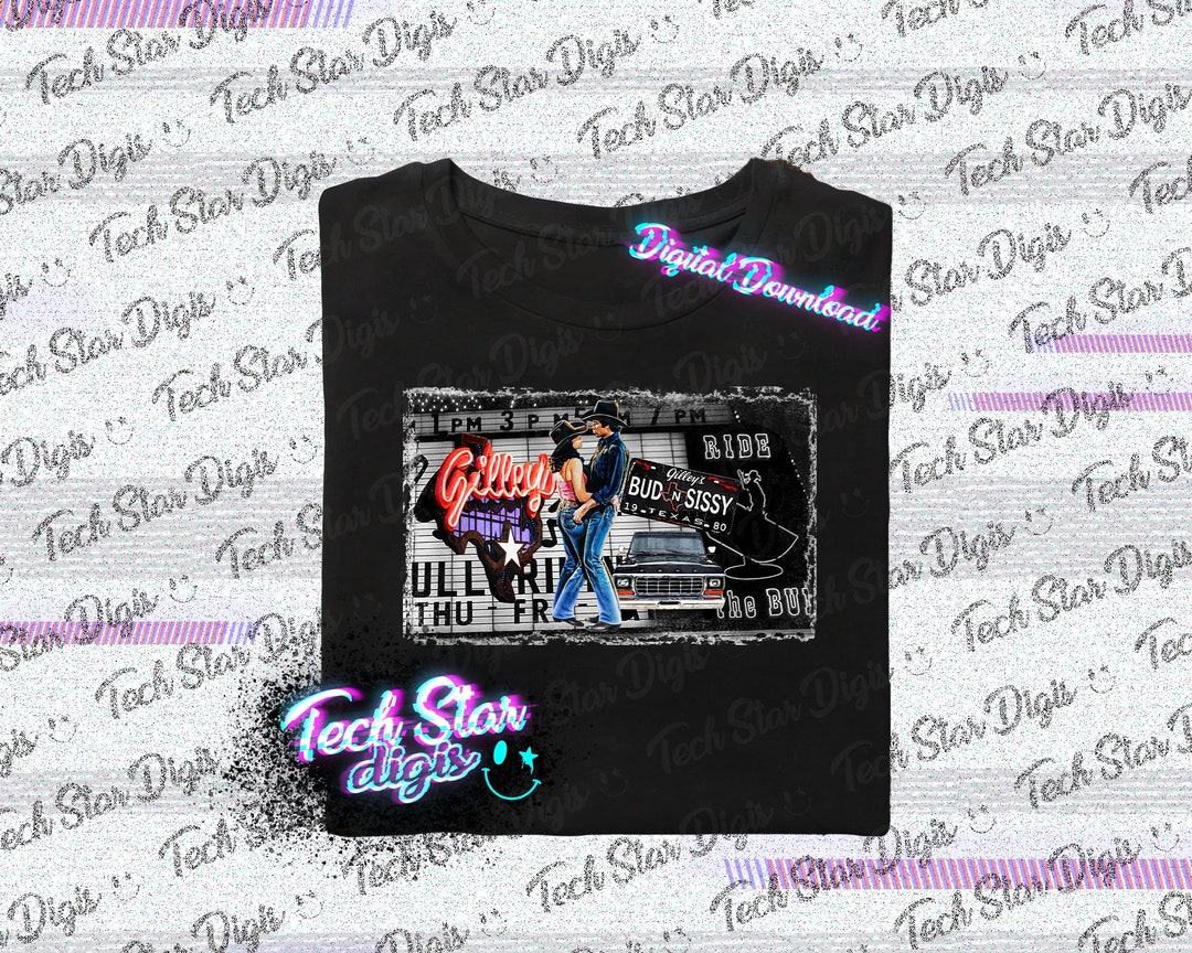 Bud & Sissy Urban Cowboy Gilley's Digital Download PNG - Etsy