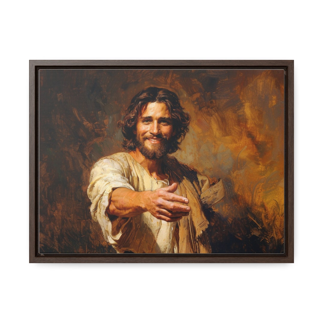Jesus Christ Gallery Canvas Wraps, Horizontal Frame - Etsy