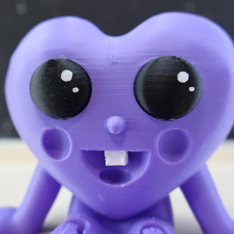 Articulated Flexi Heart Fidget Toy – 3D Printed Valentine Buddy - Etsy