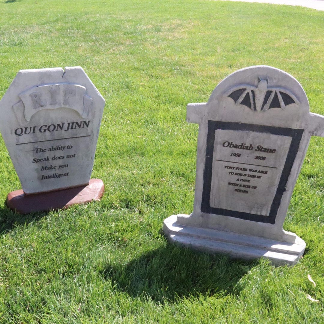 Customizable Halloween Tombstone - Etsy