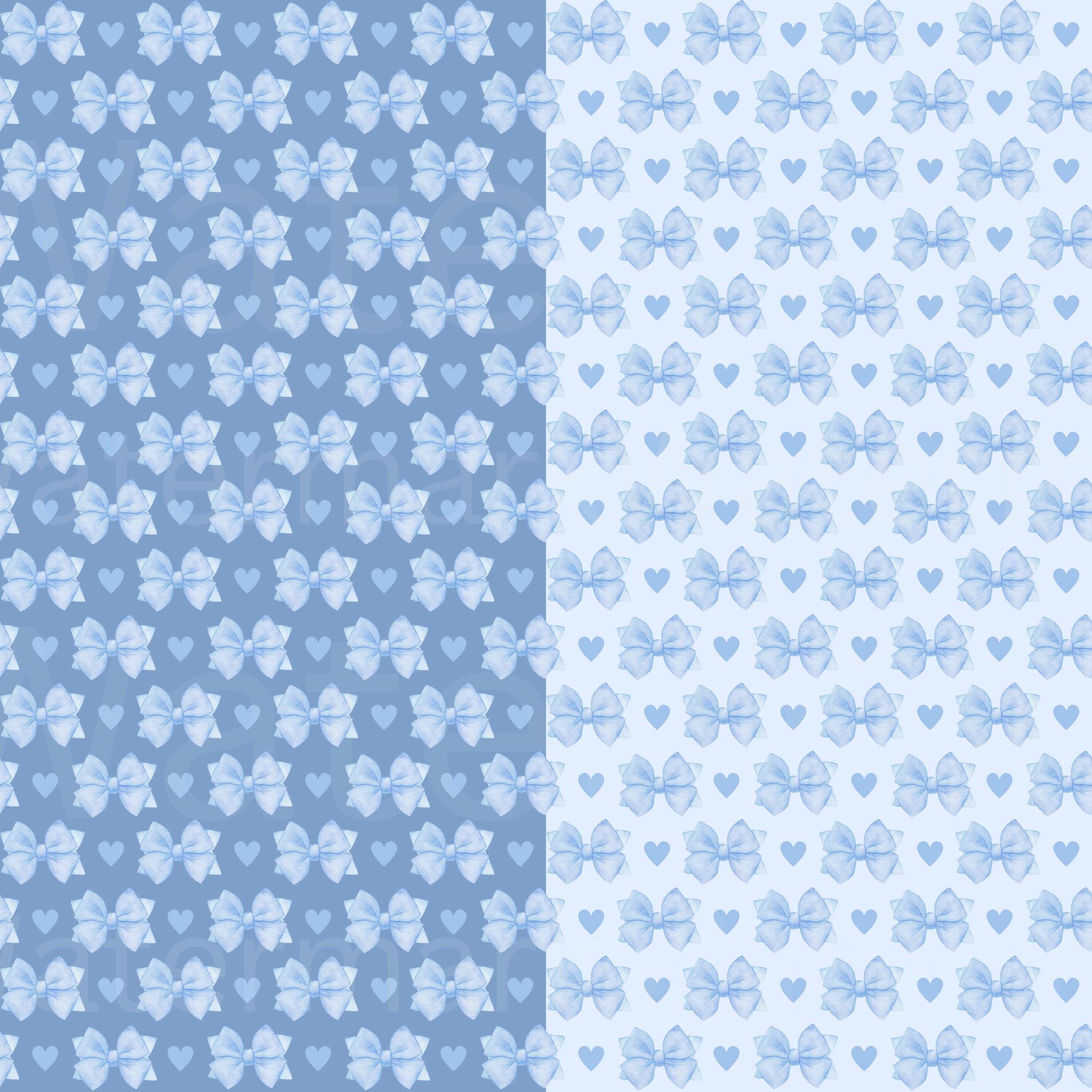 Silly Goose Seamless Pattern Digital Download JPG, Cute Geese With Blue ...