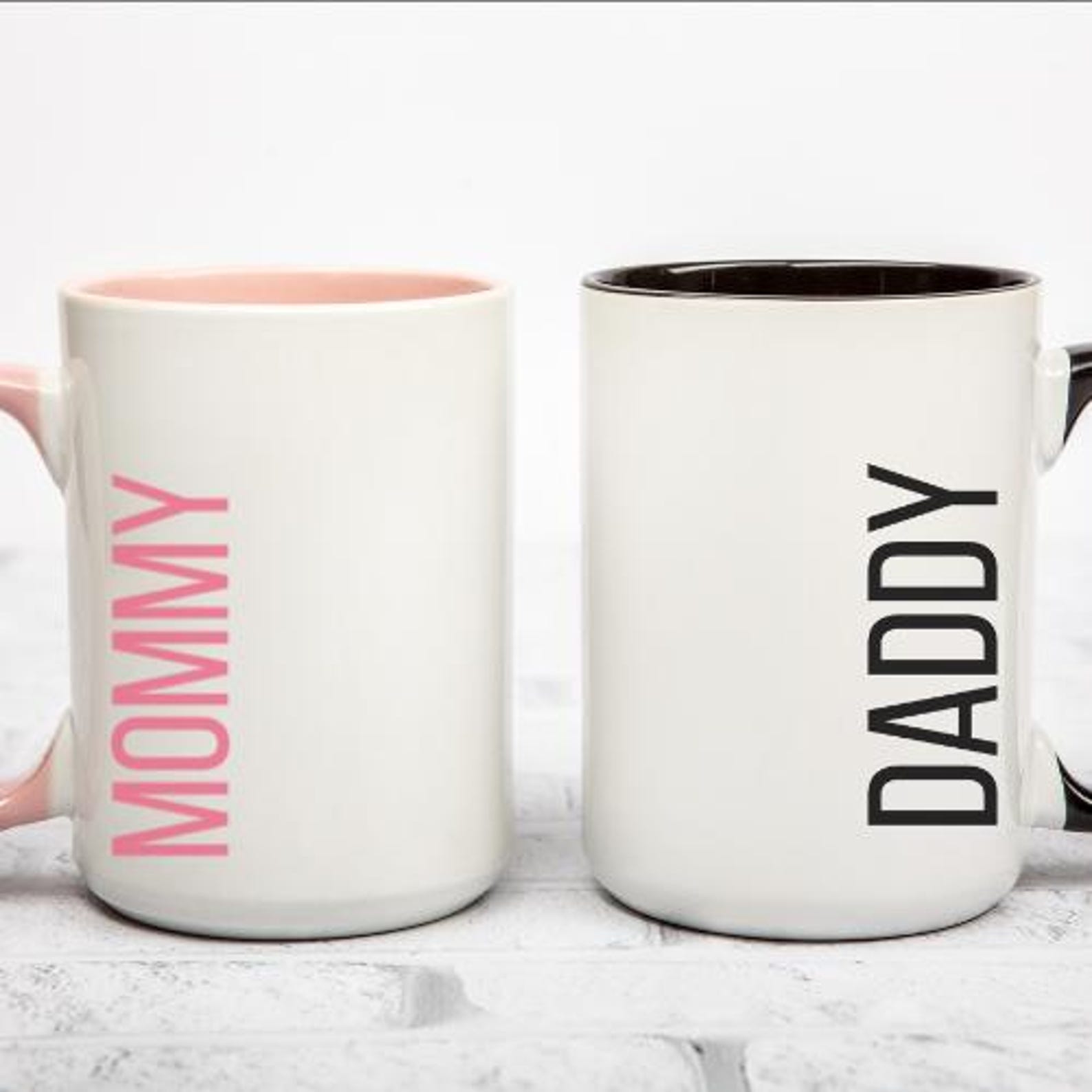 Mom & Dad Coffee Mugs, Mom and Dad Gift, New Parents Gift, Mugs for ...