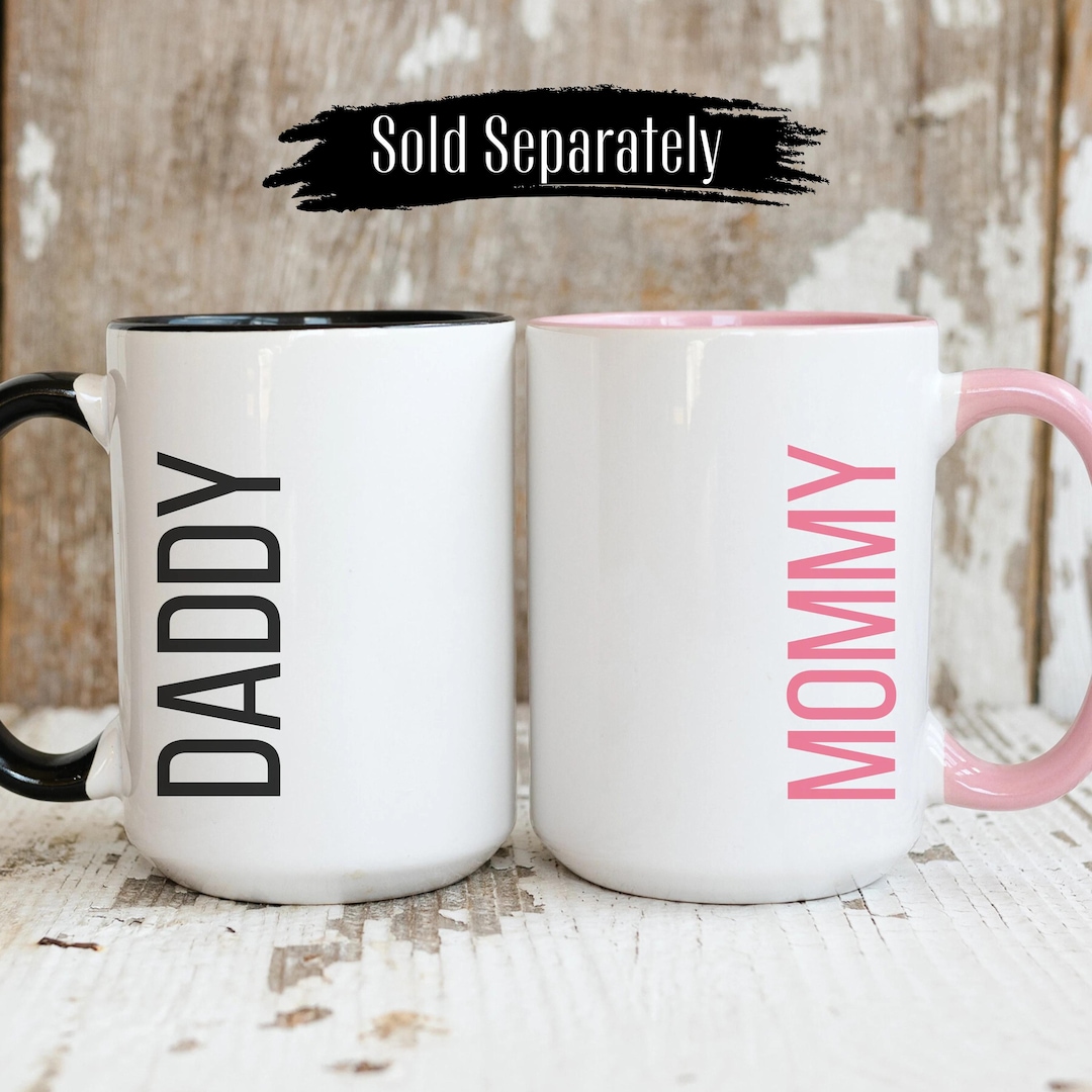 Mom & Dad Coffee Mugs, Mom and Dad Gift, New Parents Gift, Mugs for ...
