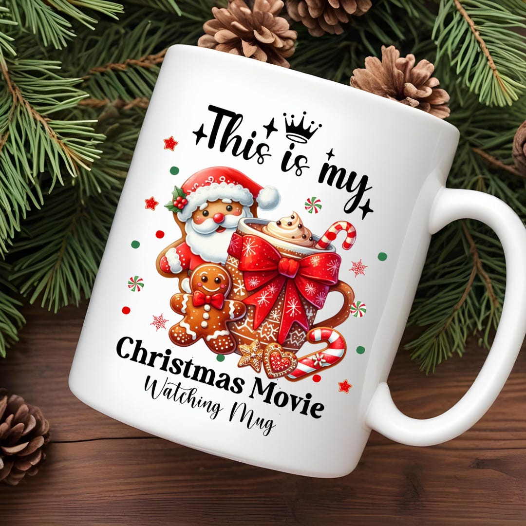 This is My Christmas Movie Watching Mug, Christmas Movies Mug, Holiday ...